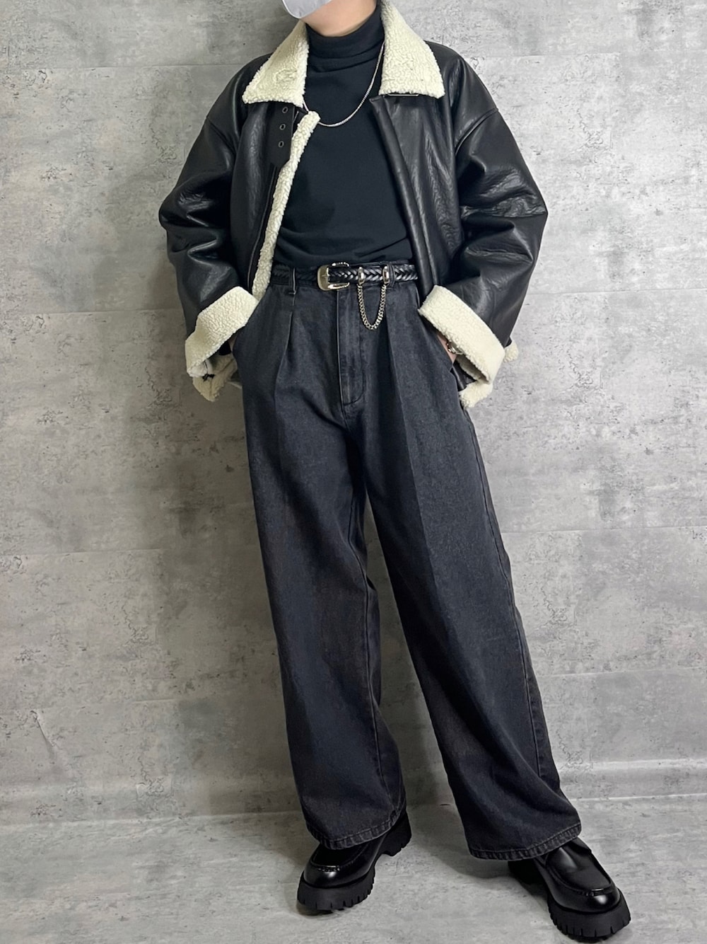 いつ｜epnokのムートンコートを使ったコーディネート - WEAR