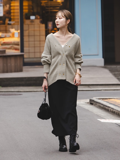 Rina(NOBLE 本社)｜Nobleのカーディガン/ボレロを使ったコーディネート - WEAR