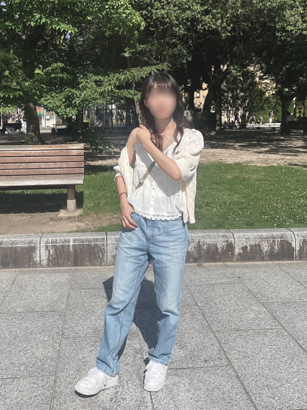 Hana*.ﾟ｜GUのデニムパンツを使ったコーディネート - WEAR