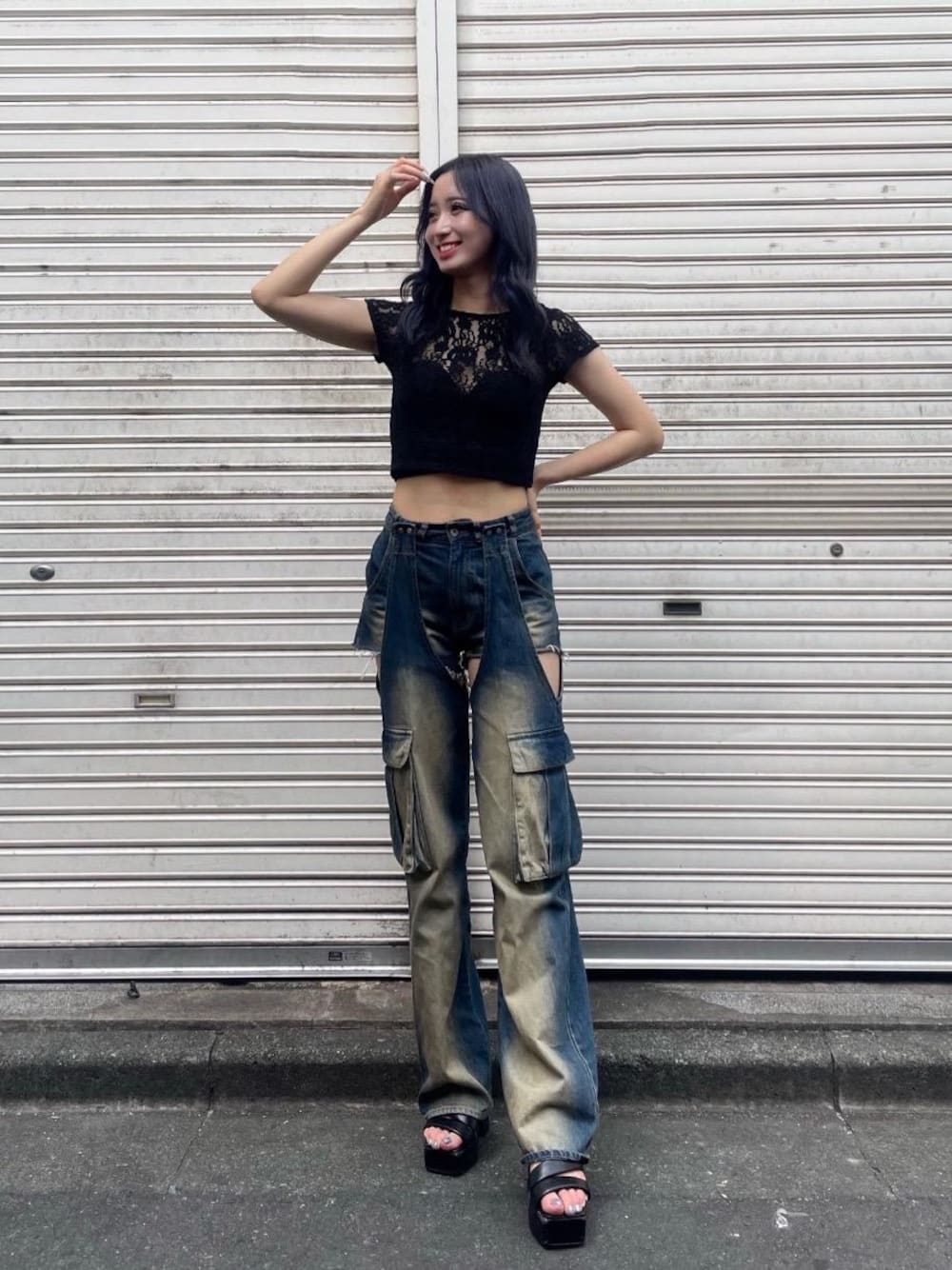 miku(SPIRALGIRL ルミネエスト新宿店)｜SPIRALGIRLのデニムパンツを使ったコーディネート - WEAR