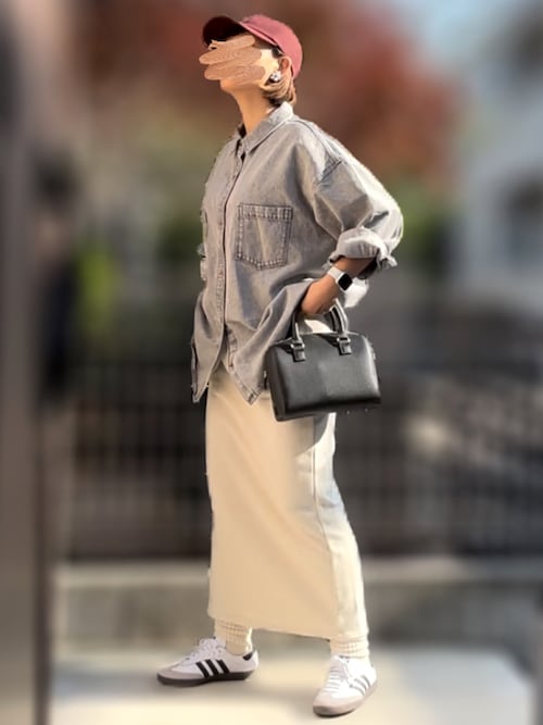 K｜GUのキャップを使ったコーディネート - WEAR