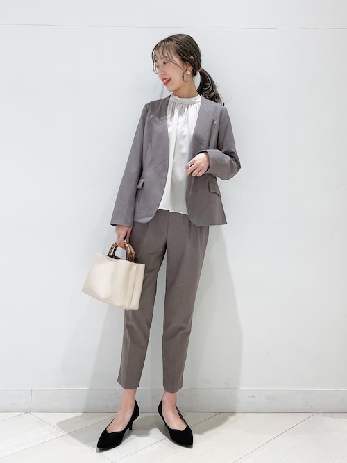 megpi【GLOBALWORK】（GLOBAL WORK おやまゆうえんハーヴェストウォーク）｜GLOBAL WORKのノーカラージャケット ...