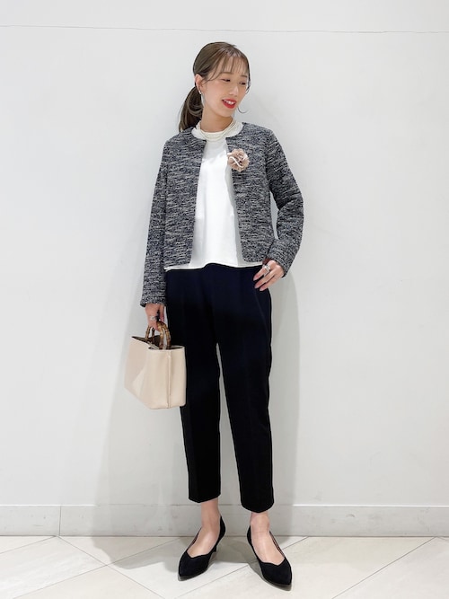 megpi【GLOBALWORK】（GLOBAL WORK おやまゆうえんハーヴェストウォーク）｜GLOBAL WORKのノーカラージャケット ...