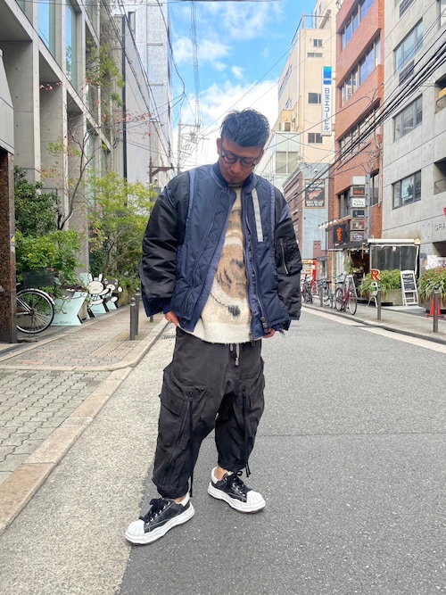 shige(ROYAL FLASH Luxury 南船場店)｜FACETASMのMA-1を使ったコーディネート - WEAR