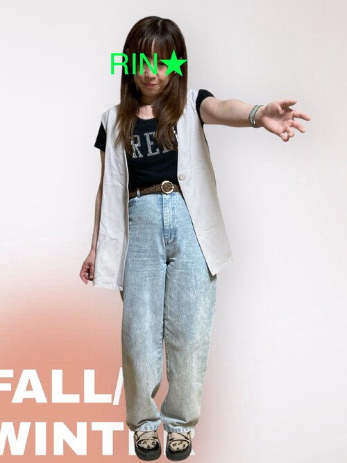 RIN⭐︎RIN⭐︎｜Honeysのベストを使ったコーディネート - WEAR