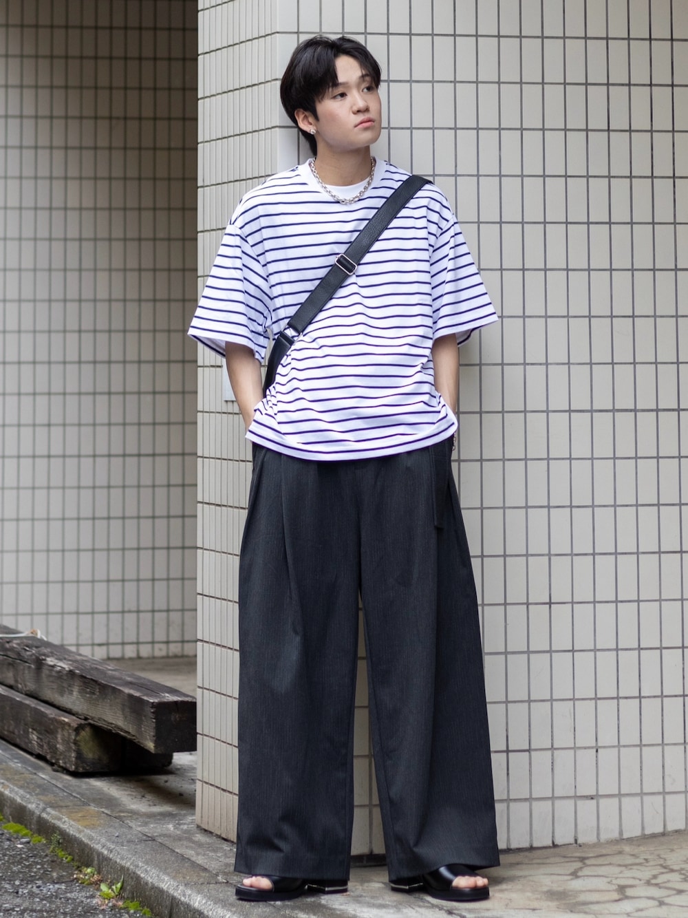 ともき｜nanmo.のスラックスを使ったコーディネート - WEAR