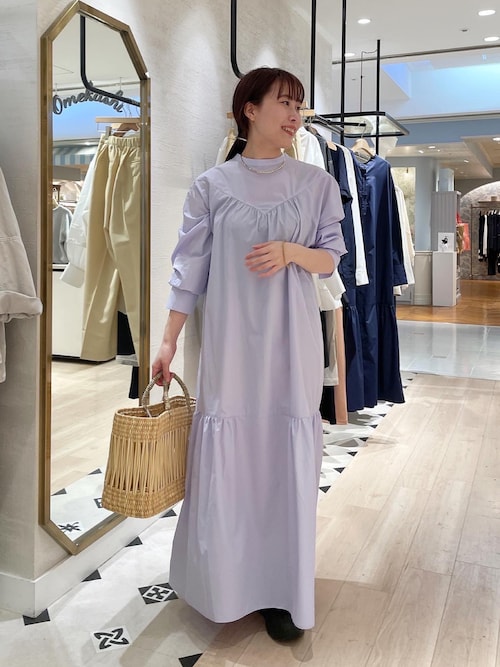 Yuko Ono（omekashi 新宿ルミネエスト）｜omekashiのワンピースを使ったコーディネート Wear
