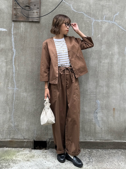 𝚛𝚒𝚜𝚊｜homspunのパンツを使ったコーディネート - WEAR