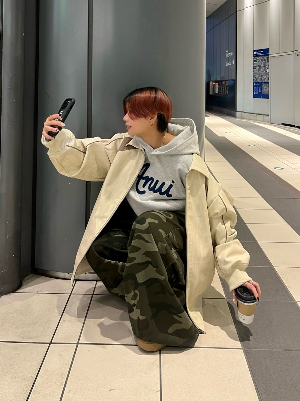 shibaoutfits(PAGEBOY 本部)｜Anuiのパーカーを使ったコーディネート - WEAR