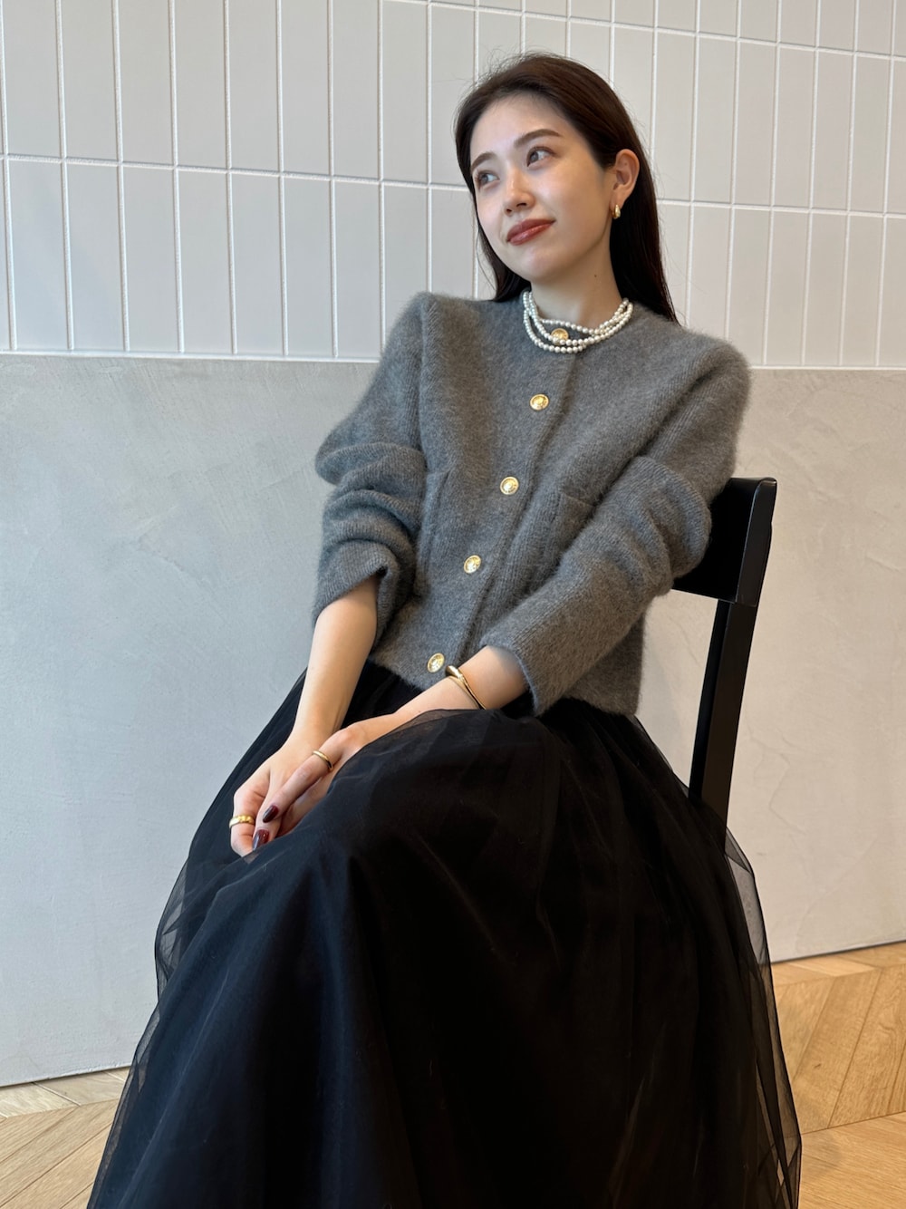 anuans(anuans)｜anuansのノーカラージャケットを使ったコーディネート - WEAR