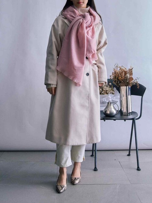 setup7_women（SETUP7）｜MAISON BREEZEのチェスターコートを使ったコーディネート - WEAR