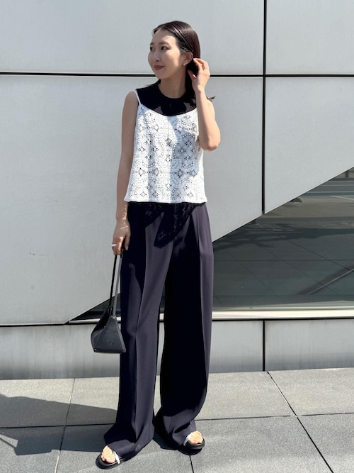 CLUNY(クルーニー) コットンレースキャミソール（キャミソール）｜ROPE