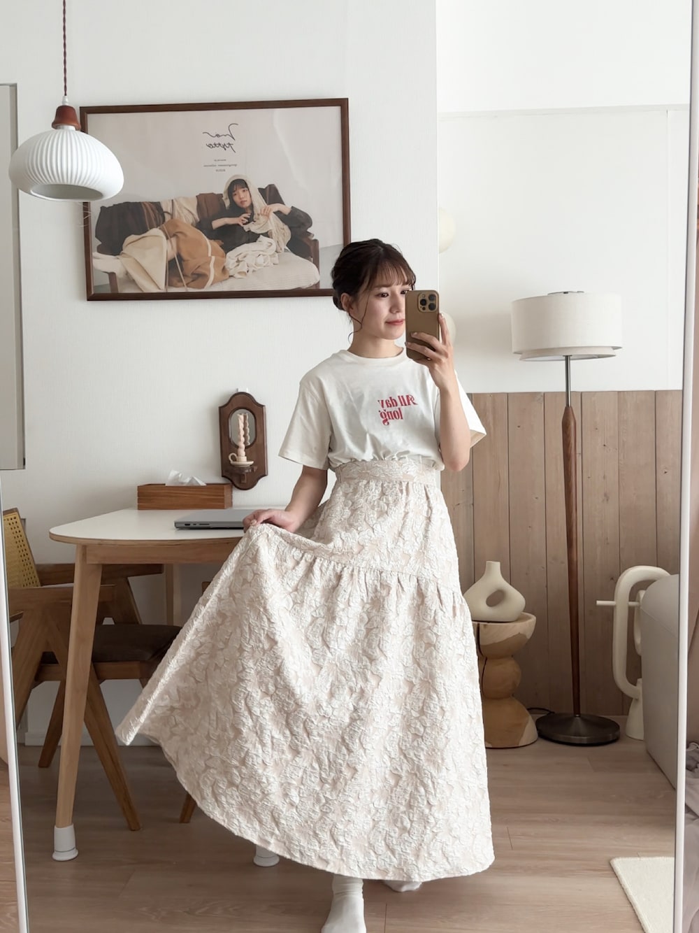 たかあしあかり｜GRLのTシャツ/カットソーを使ったコーディネート - WEAR