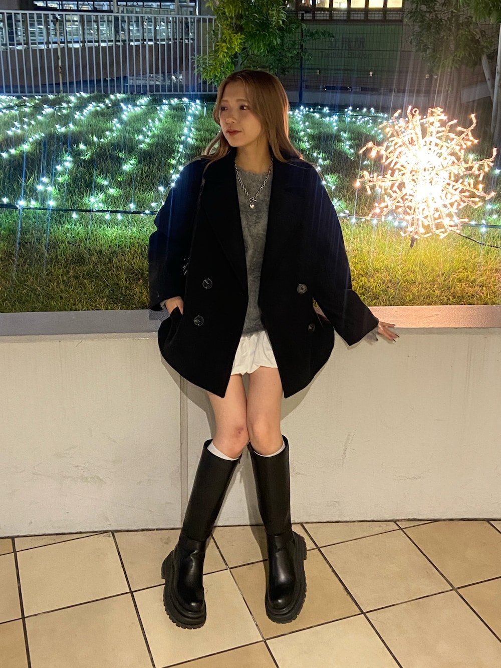 rika(COLONY 2139ららぽーと立川立飛店)｜COLONY 2139のピーコートを使ったコーディネート - WEAR