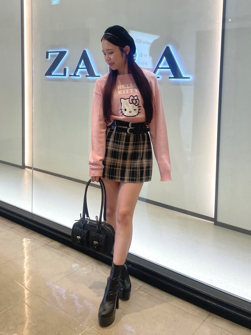 TOMOKA (SPIRALGIRL ルミネエスト新宿店)｜4GEEKS BY SPIRALGIRLのニット/セーターを使ったコーディネート - WEAR