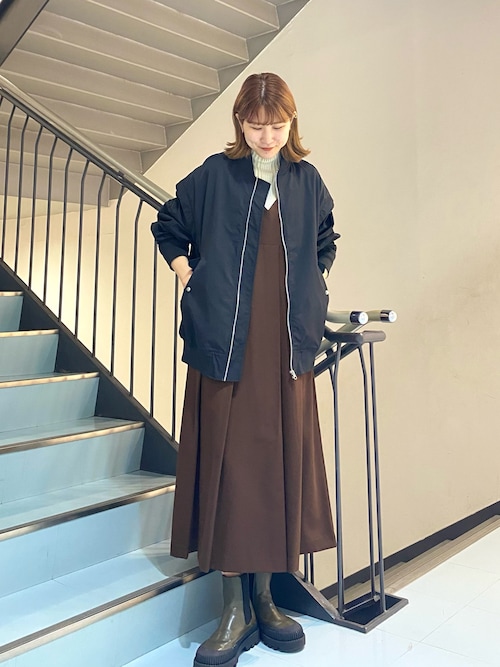 aya（KBF/KBF+）｜KBFのブルゾンを使ったコーディネート - WEAR