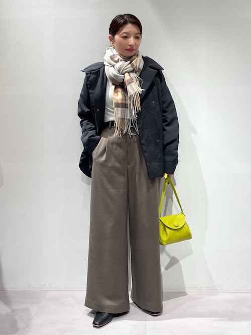 シュリンクレザーミニショルダーバッグ【巾着袋付き】/ミニバッグ