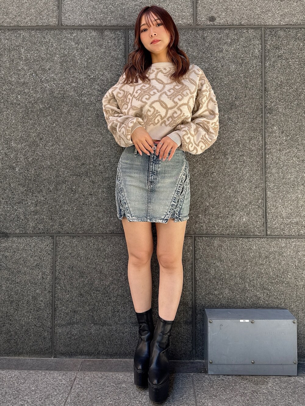 arisa(GYDA)｜GYDAのニット/セーターを使ったコーディネート - WEAR