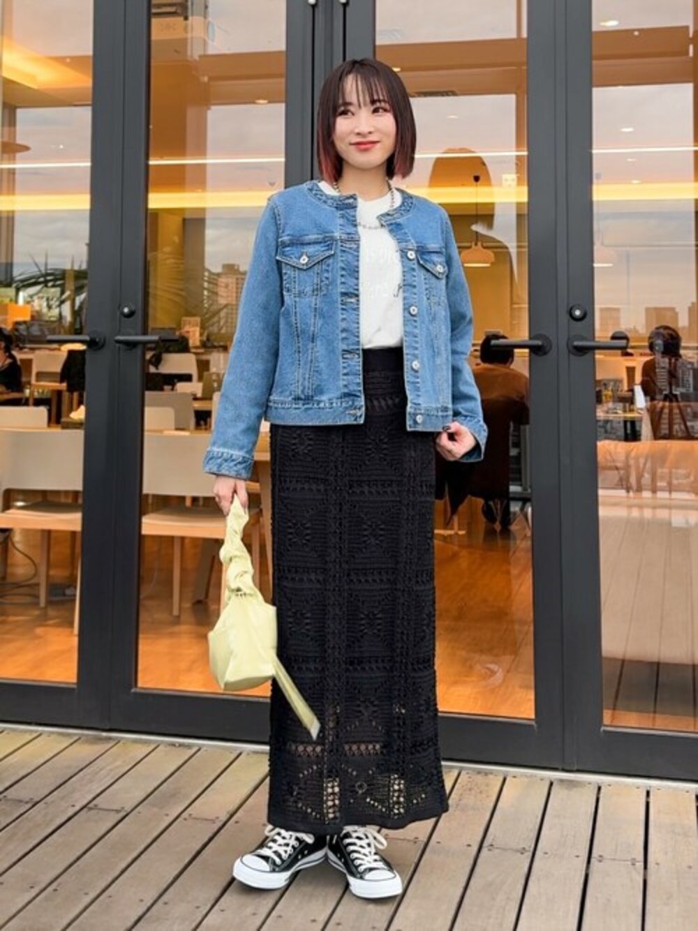 chika(SHOO・LA・RUE)｜DRESKIPのデニムジャケットを使ったコーディネート - WEAR