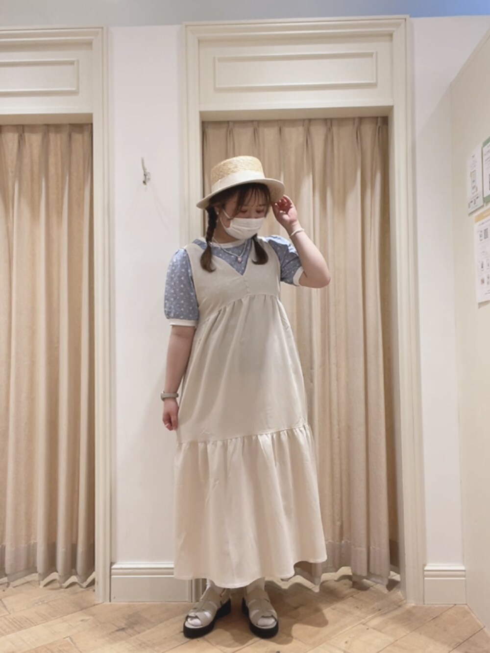 𝑭 𝒖 𝒌 𝒂（SM2 MIDORI松本）｜ehka sopoのワンピースを使ったコーディネート - WEAR