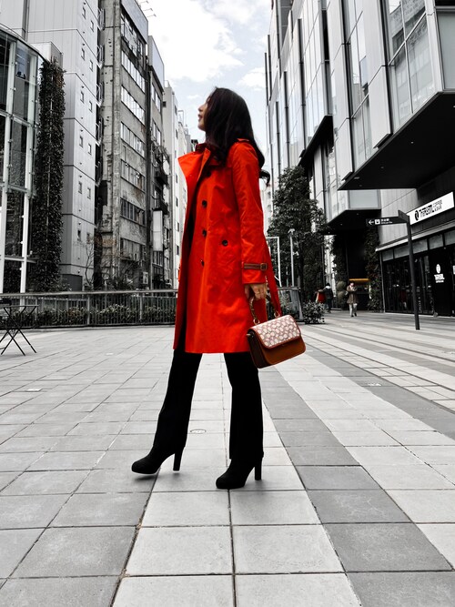 Yuriko Abe｜COACHのトレンチコートを使ったコーディネート - WEAR