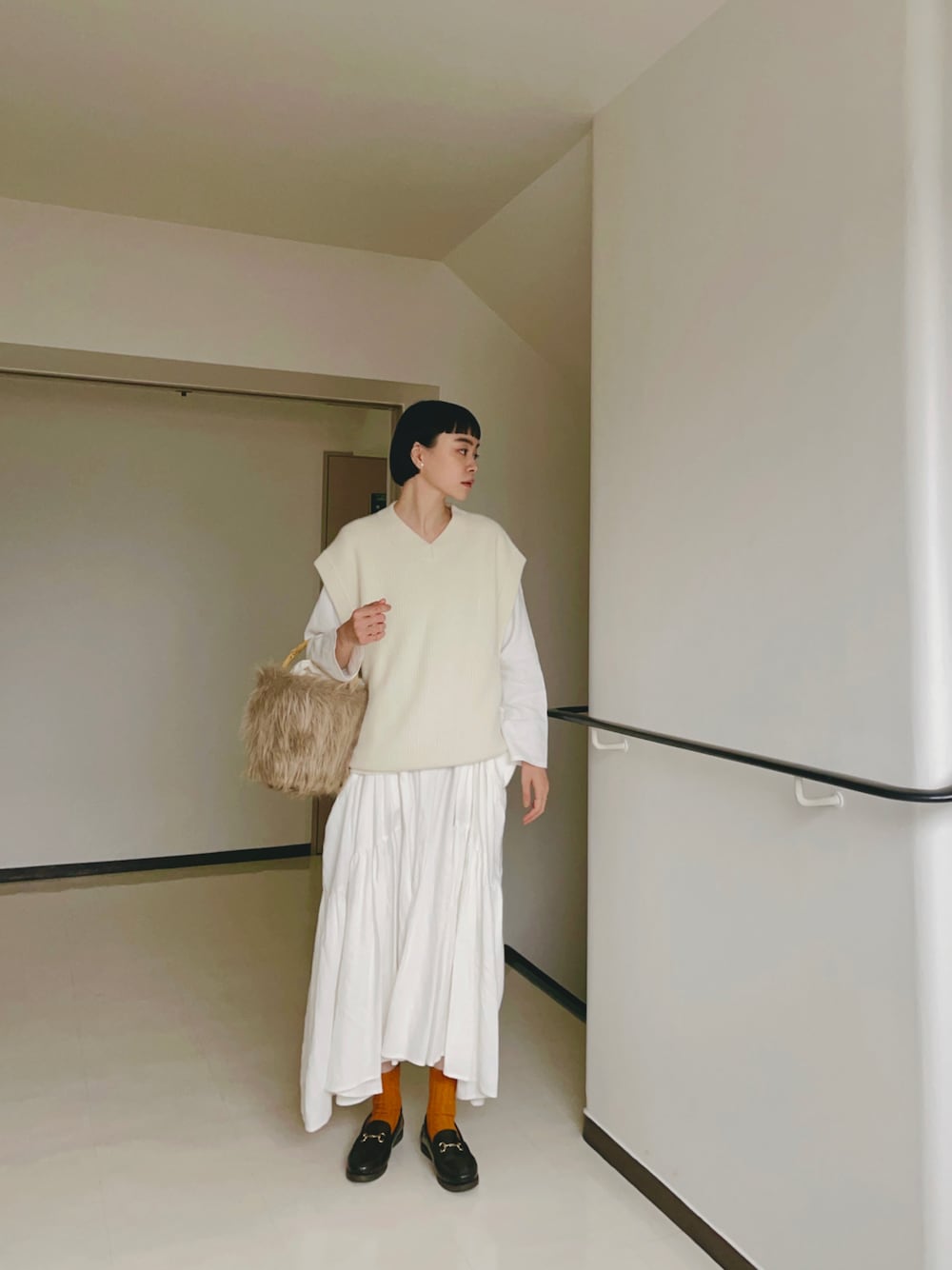 Kanoco｜OLU NATURAL BASICのベストを使ったコーディネート - WEAR