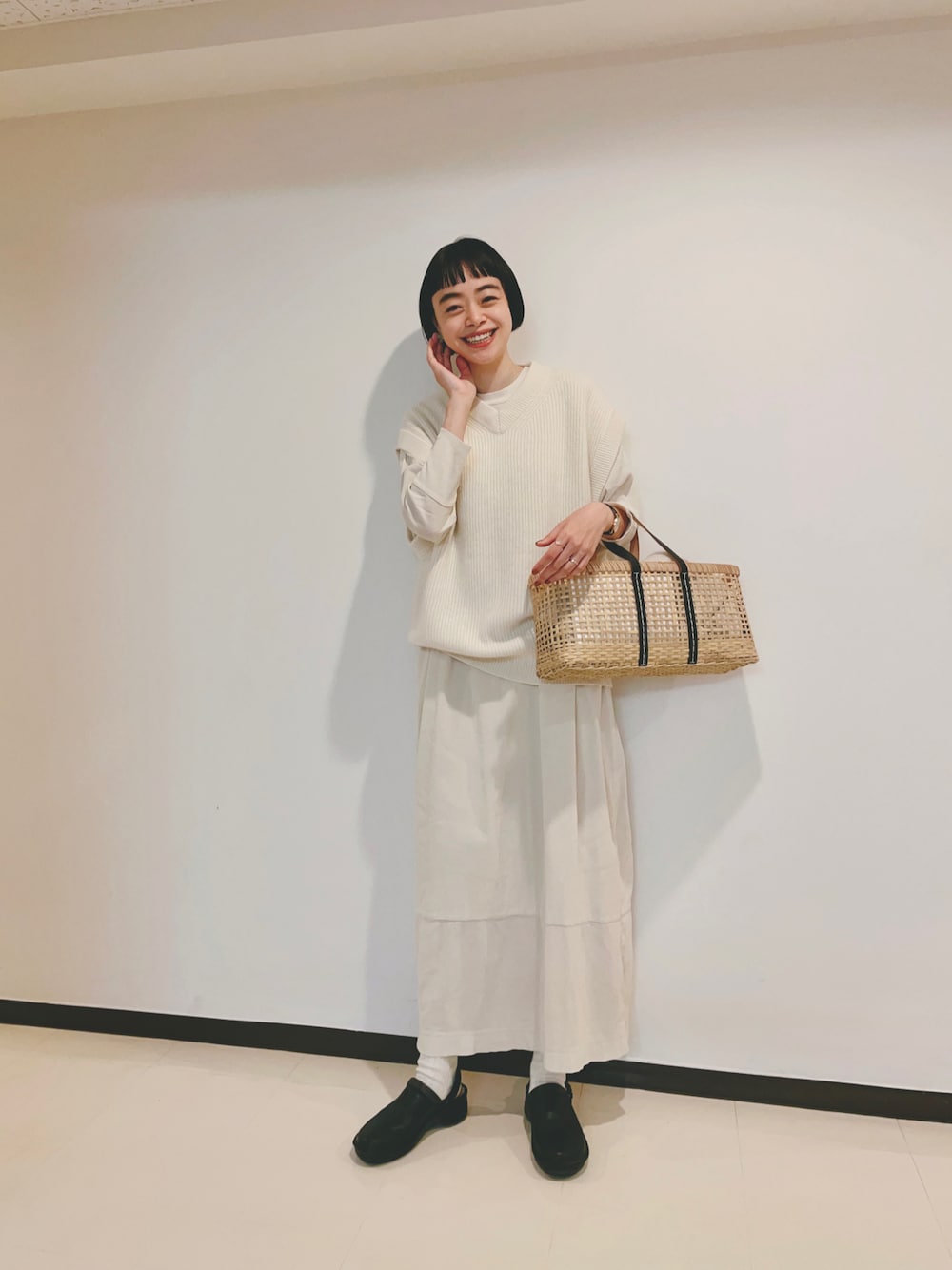 Kanoco｜OLU NATURAL BASICのベストを使ったコーディネート - WEAR