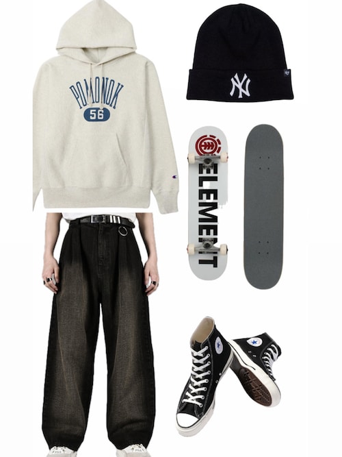 nosj｜CONVERSEのスニーカーを使ったコーディネート - WEAR