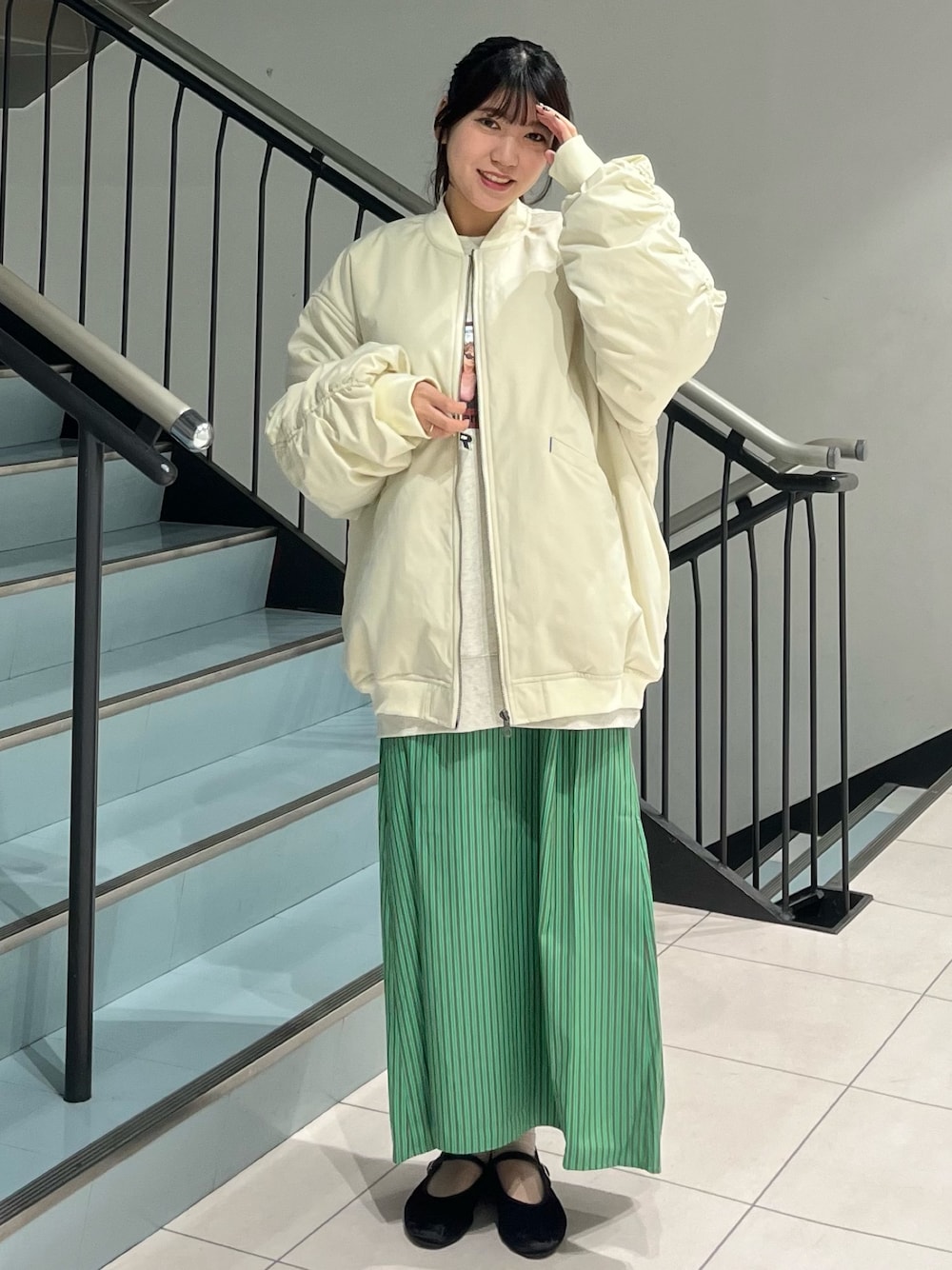 マ ナ(KBF 名古屋パルコ)｜KBFのMA-1を使ったコーディネート - WEAR