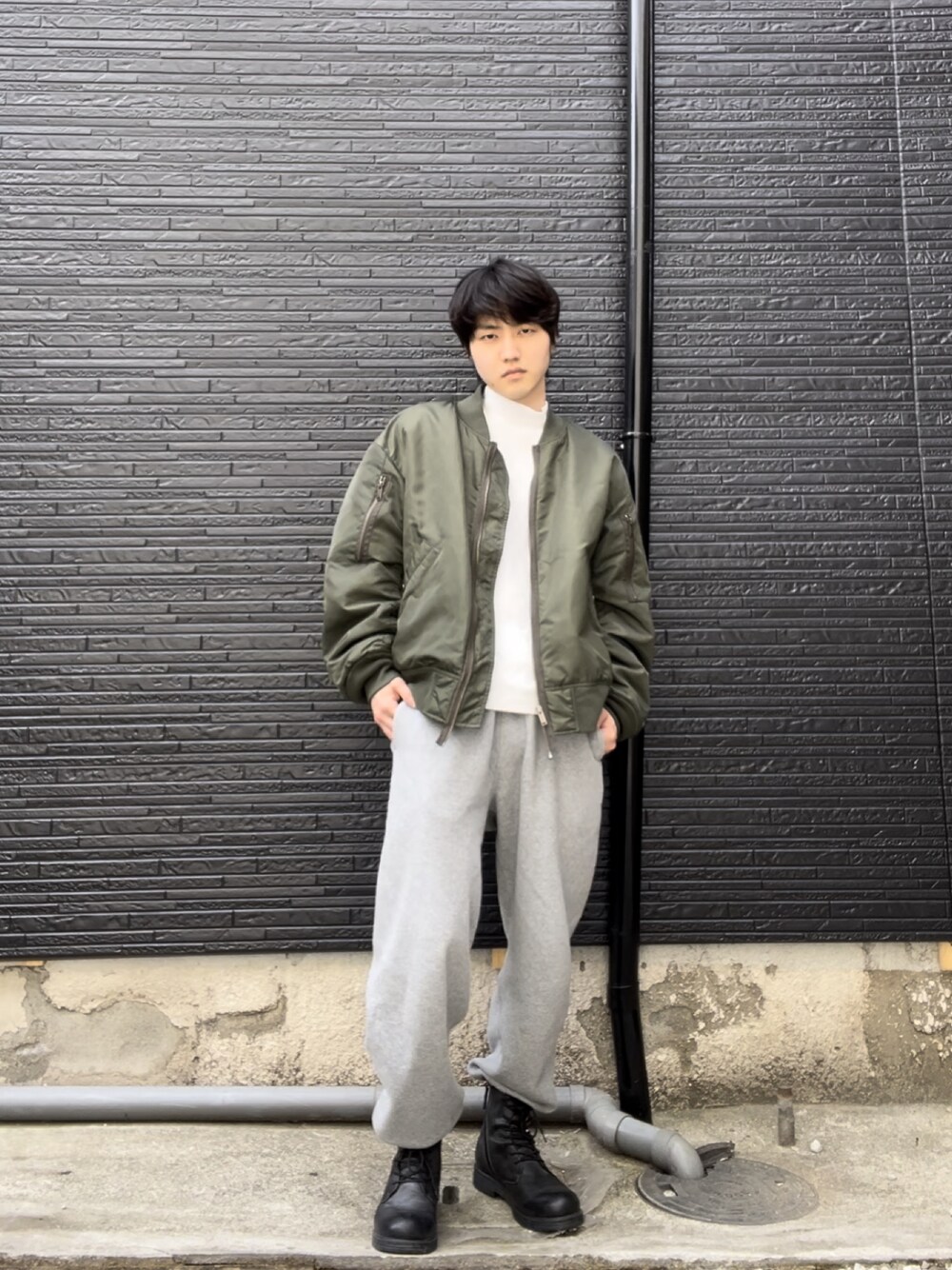 あるまな(R-MANAC)/プチプラ｜GUのMA-1を使ったコーディネート - WEAR