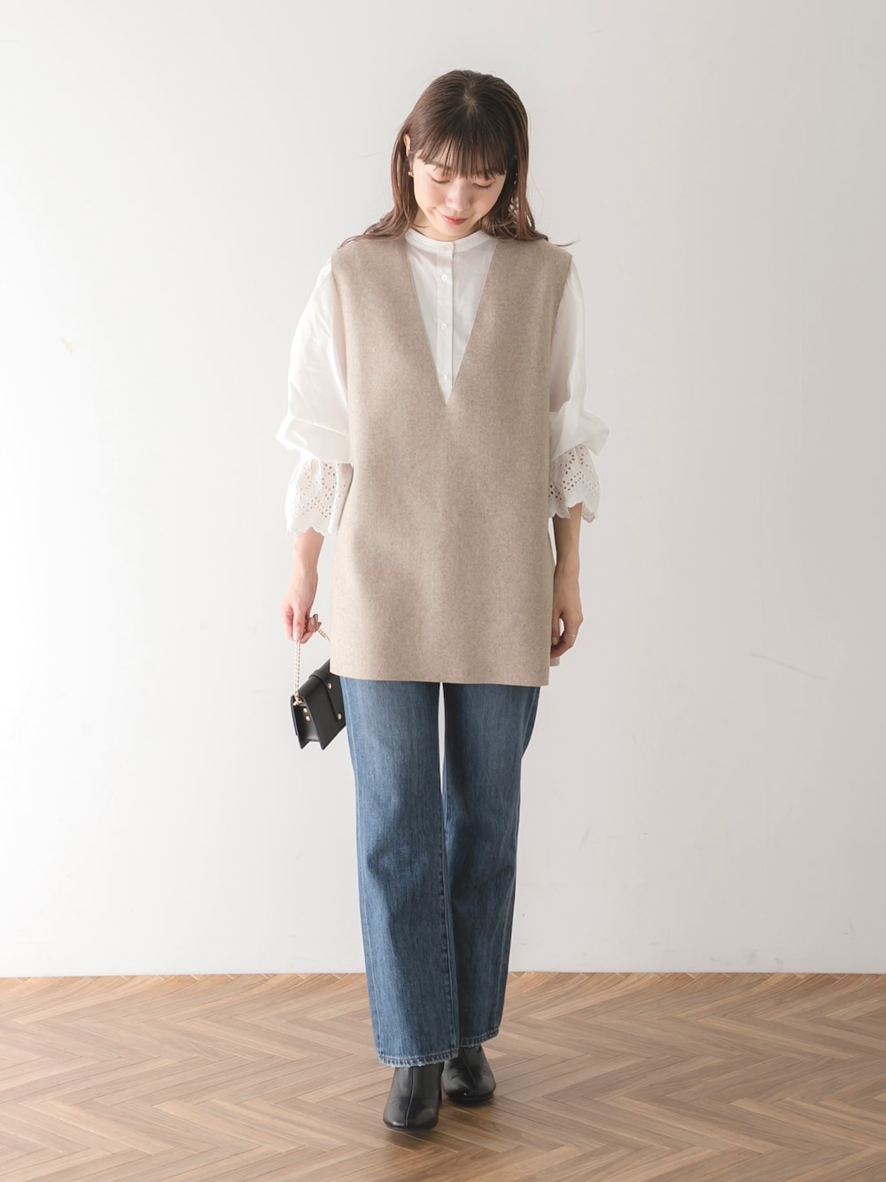 yuka(Sonny Label)｜URBAN RESEARCH Sonny Labelのベストを使ったコーディネート - WEAR
