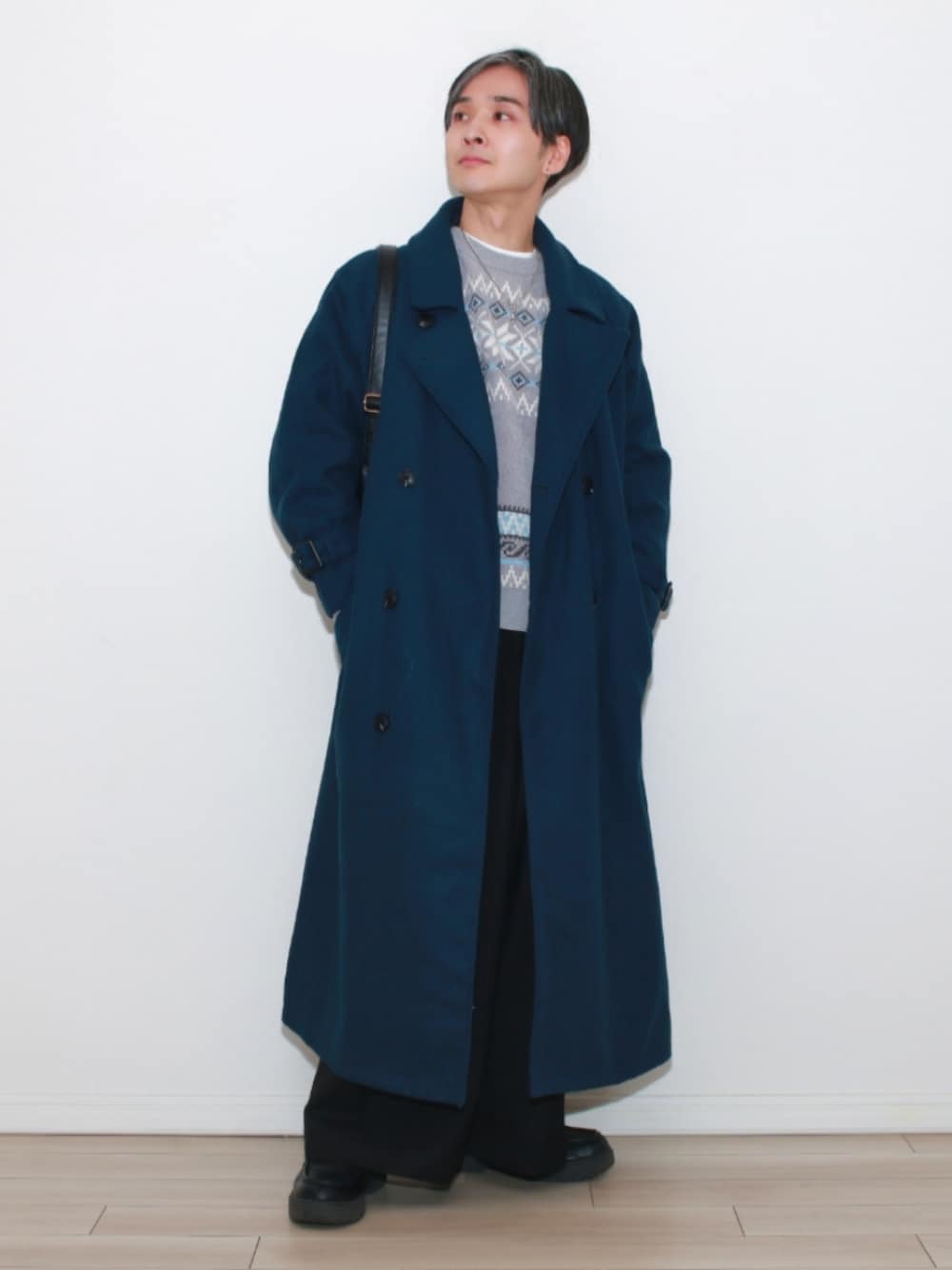 sndi｜CASPER JOHNのステンカラーコートを使ったコーディネート - WEAR