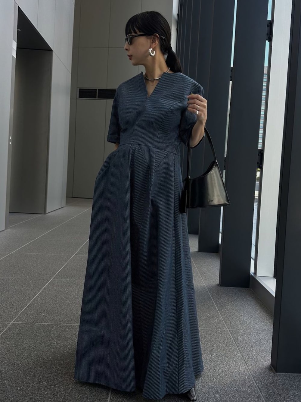 黒石奈央子｜Ameriのワンピースを使ったコーディネート - WEAR