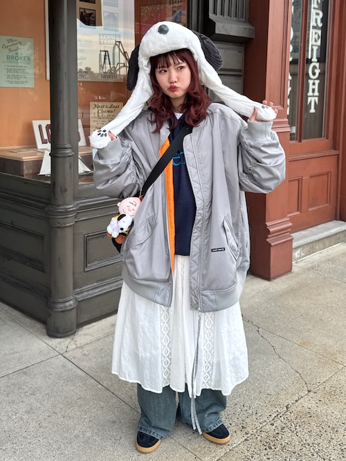 rin.｜Alley TokyoのMA-1を使ったコーディネート - WEAR