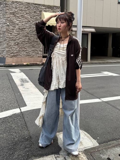 rin.｜adidasのジャージを使ったコーディネート - WEAR