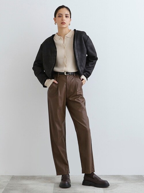 MOONBAT_official(MOONBAT SHOP)｜MOONBATのノーカラージャケットを使ったコーディネート - WEAR