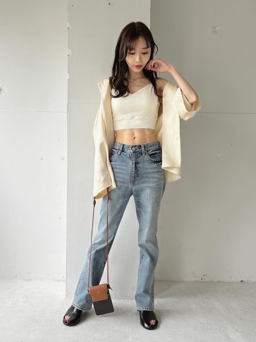 清水夏姫｜AMERIのキャミソールを使ったコーディネート - WEAR