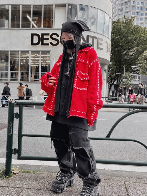 NOA(ROYAL FLASH 神宮前)｜PHINGERINのカーディガン/ボレロを使ったコーディネート - WEAR