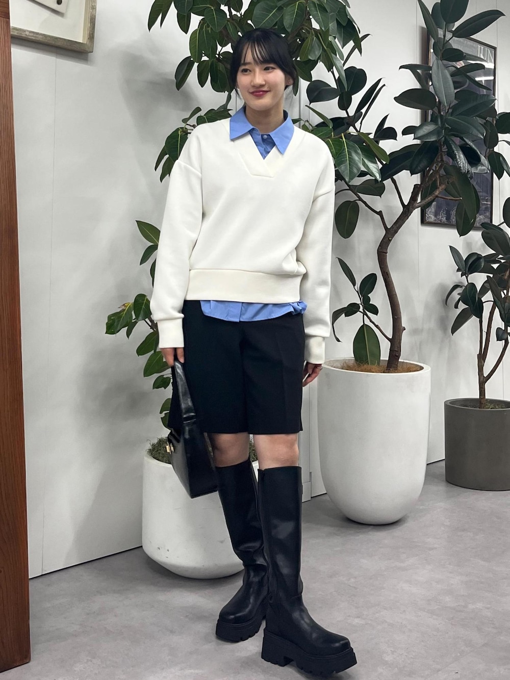 sara(VIS 東京ソラマチ)｜Juzeのブーツを使ったコーディネート - WEAR