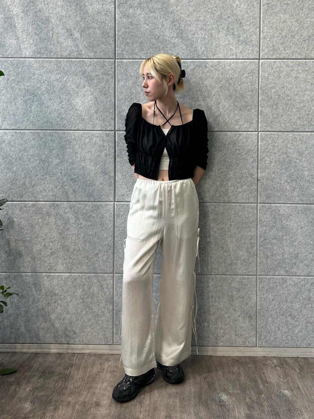 abe （CODE A）(CODE A)｜heyepのバレッタ/ヘアクリップを使ったコーディネート - WEAR