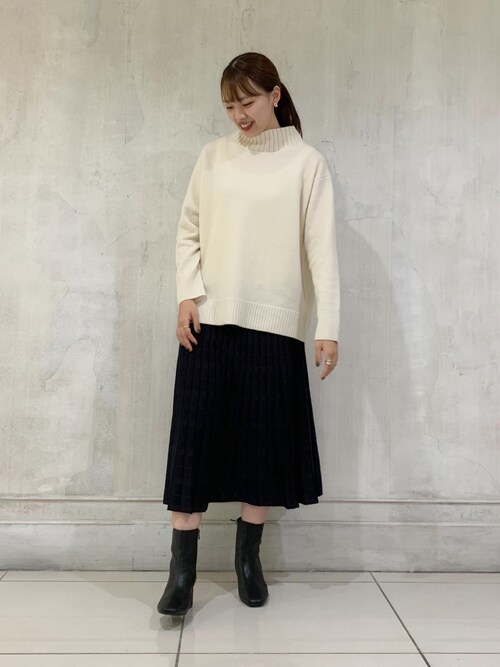 suzuka(INDIVI OFFICIAL)｜INDIVIのニット/セーターを使ったコーディネート - WEAR