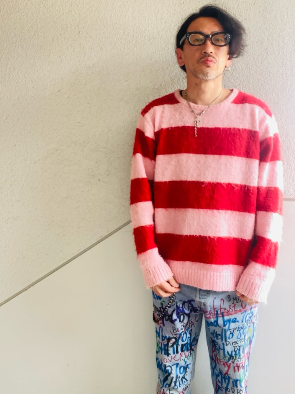 GOODMAN®️｜EFFECTORのメガネを使ったコーディネート - WEAR