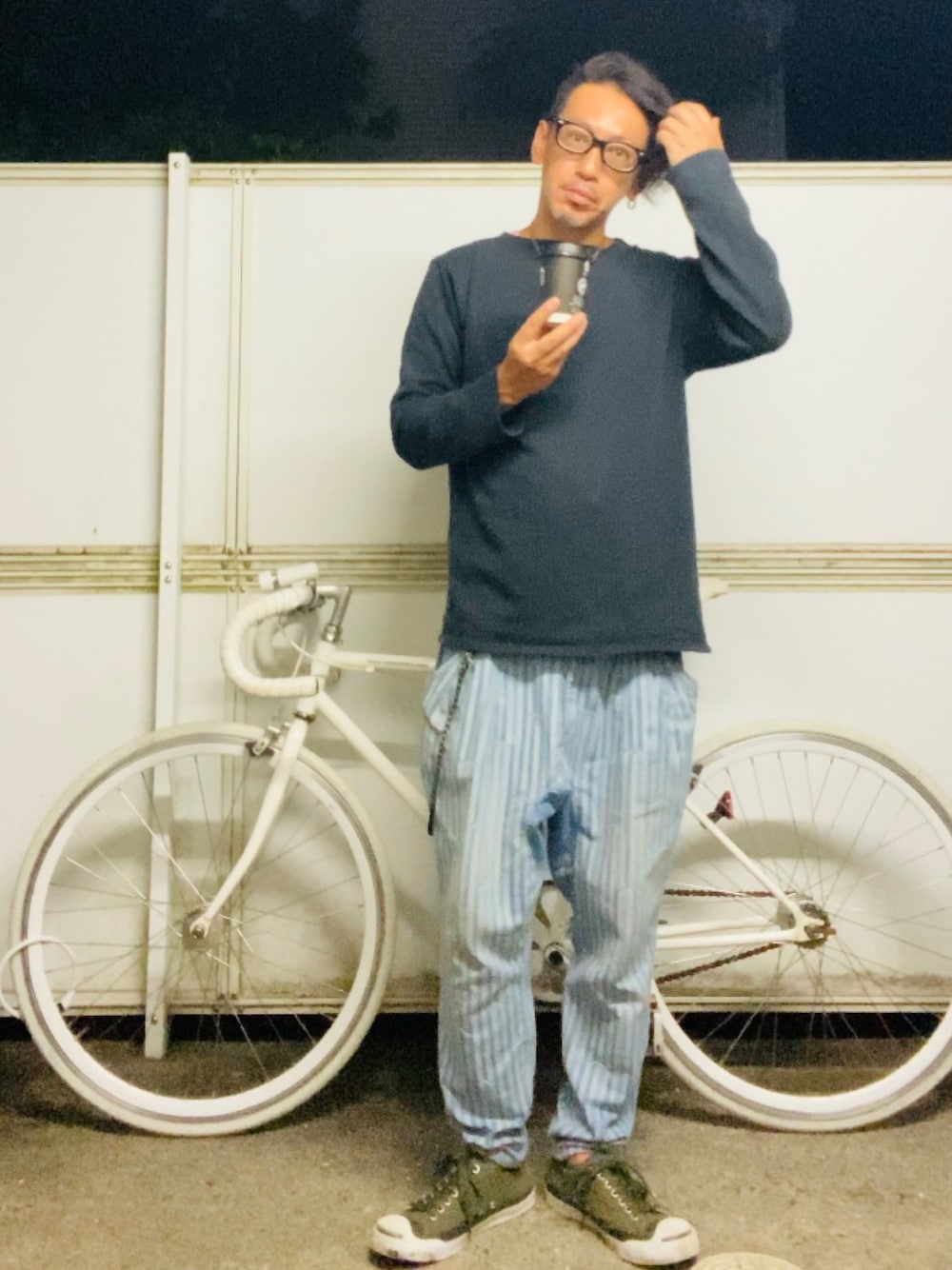 GOODMAN®️｜EFFECTORのメガネを使ったコーディネート - WEAR