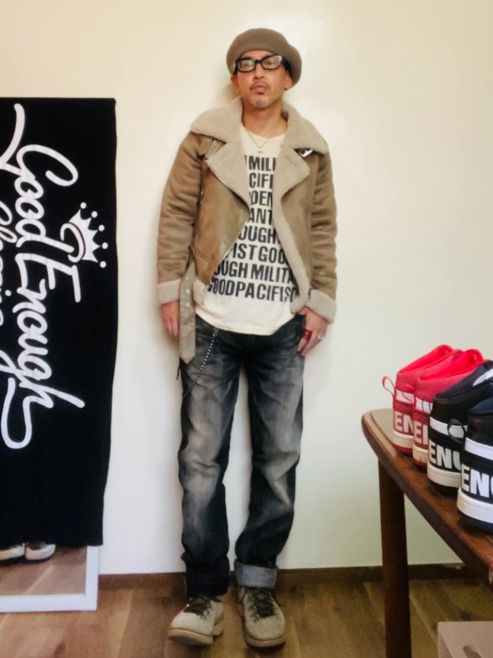 GOODMAN®️｜ZARAのライダースジャケットを使ったコーディネート - WEAR