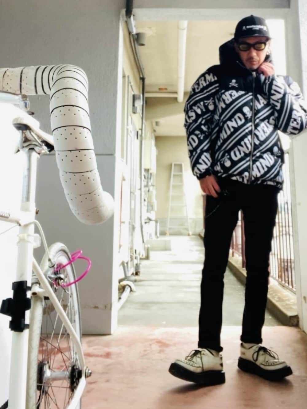 GOODMAN®️｜MASTERMIND WORLD x The North Faceのダウンジャケット/コートを使ったコーディネート - WEAR