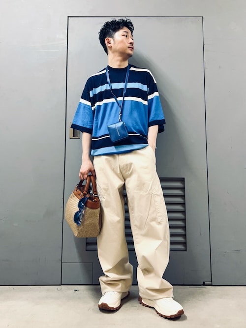 A|X アルマーニ エクスチェンジ ららぽーと横浜 J.HARAさんのスニーカーを使ったコーディネート - ZOZOTOWN