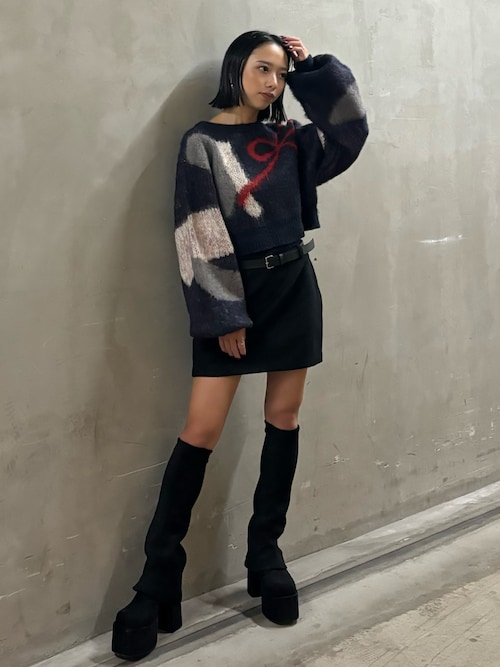 高田莉子(EMODA)｜EMODAのブーツを使ったコーディネート - WEAR