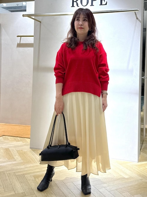 セール】フラッフィーオーガンジープリーツスカート（スカート）｜ROPE