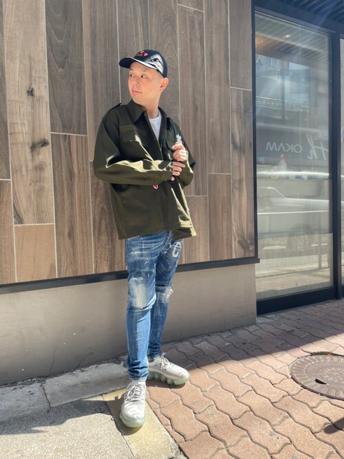Koutaro Makita(ROYAL FLASH 梅田店)｜STUD MUFFINのキャップを使ったコーディネート - WEAR