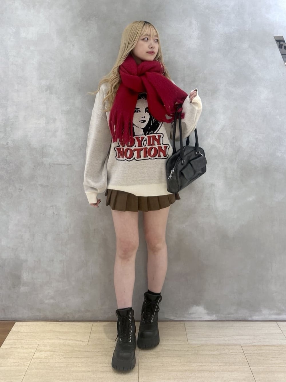 WEGO(WEGO STAFF)｜WEGOのマフラーを使ったコーディネート - WEAR